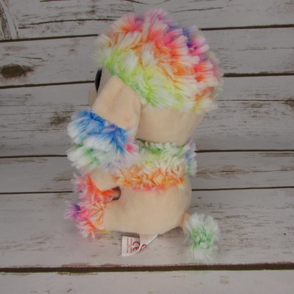 Ty | Toys | Ty Beanie Boos Rainbow Poodle Dog 6 Tie Dye Plush | Poshmark